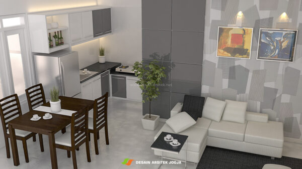 Desain Ruang Keluarga Ruang Makan Dapur | Interior Jogja