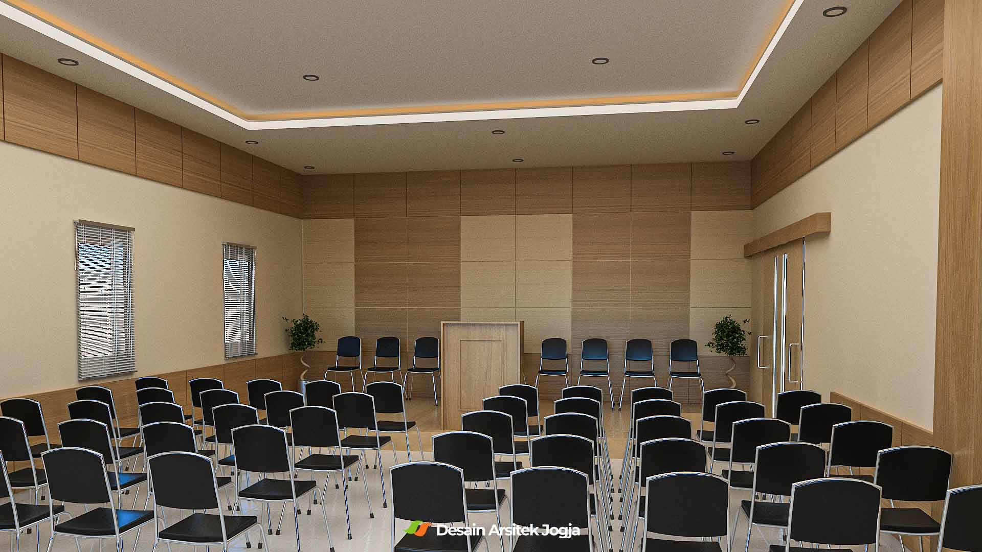 Desain Aula Kampus Minimallis Modern - Desain Arsitek Jogja