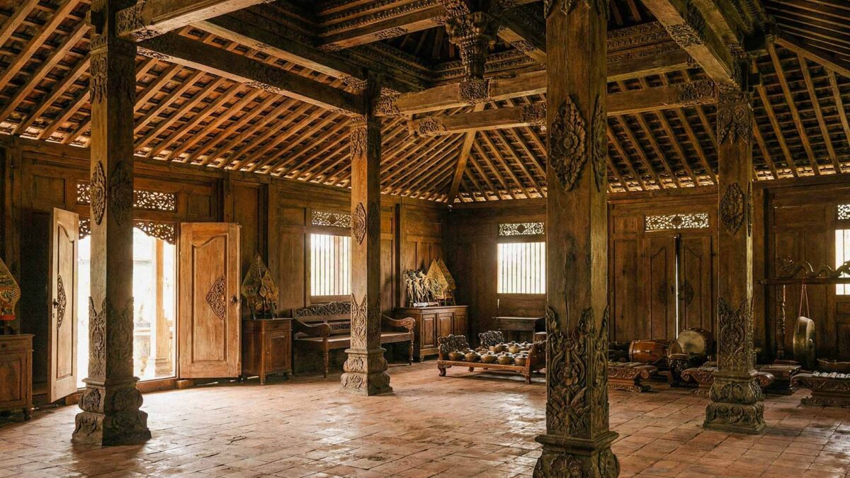 Interior Khas Rumah Joglo: Anggun, Filosofi, dan Keakraban Jawa