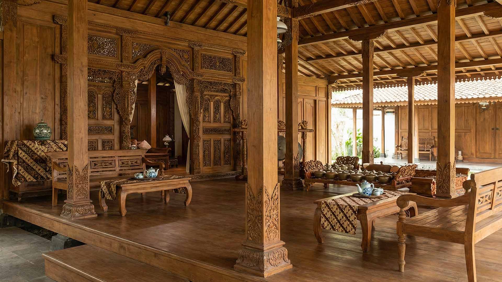 Interior Khas Rumah Joglo: Anggun, Filosofi, dan Keakraban Jawa