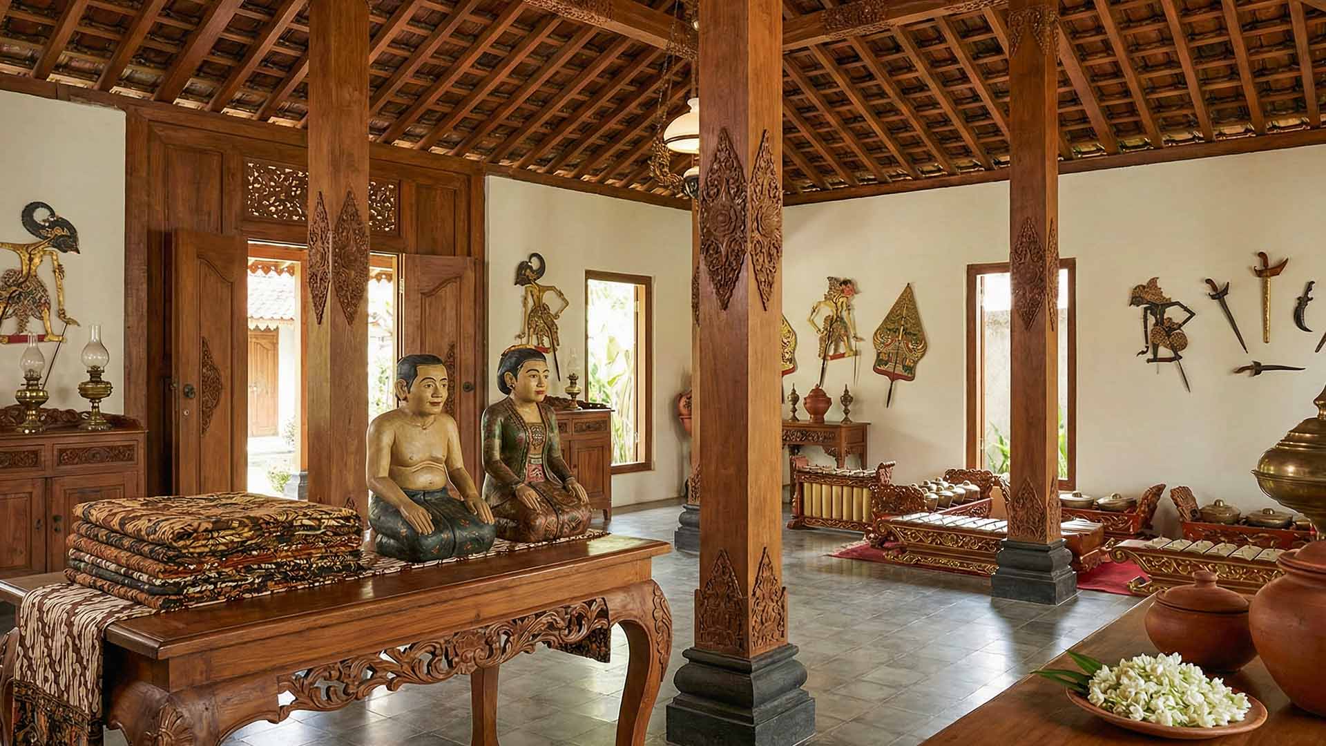 Interior Khas Rumah Joglo: Anggun, Filosofi, dan Keakraban Jawa